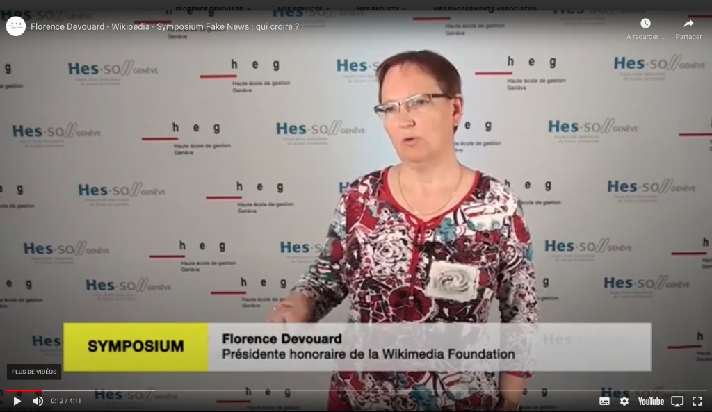 Conférencière – Florence Devouard